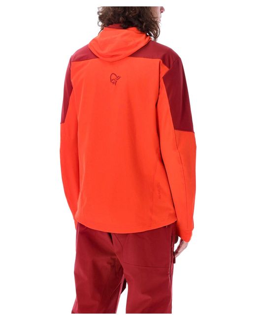 Norrøna Lofoten Hiloflex200 Ski Jacket in Red for Men | Lyst
