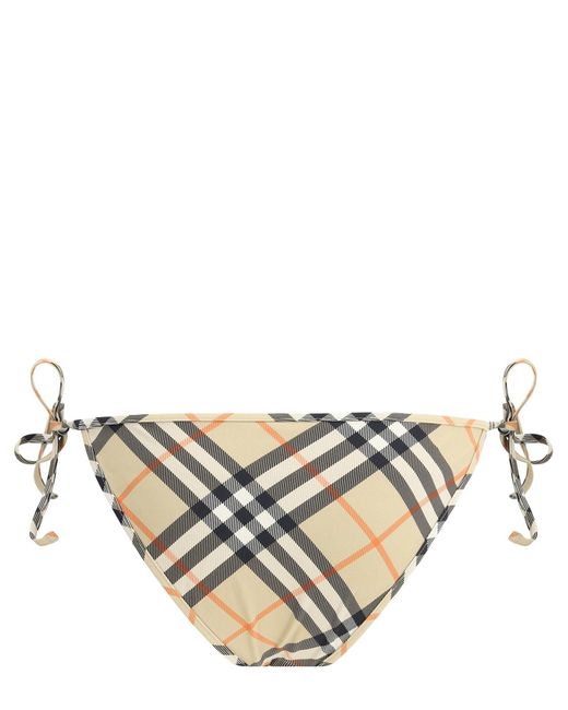 Burberry Bikini Bottoms in Natural | Lyst