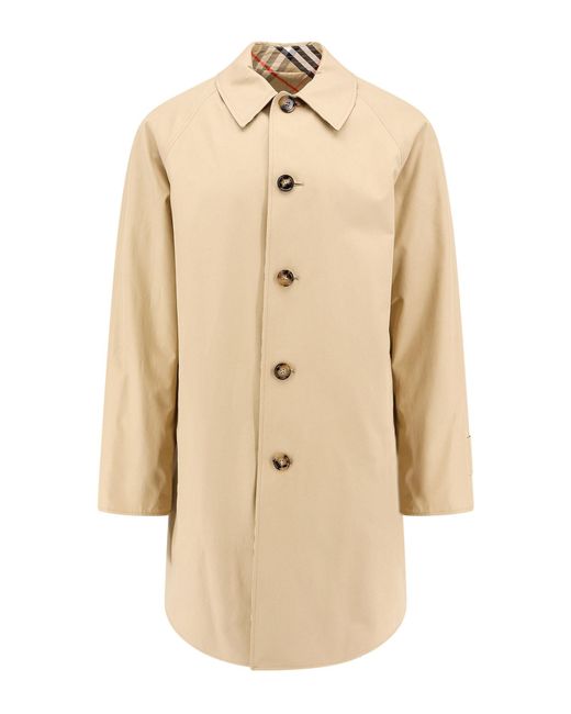 Burberry Trench Coat in Natural for Men | Lyst