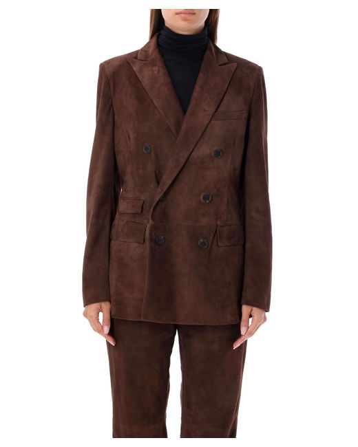 Ralph Lauren Blazer in Brown | Lyst