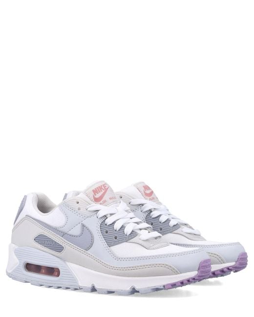 Nike Air Max 90 Sneakers in White | Lyst