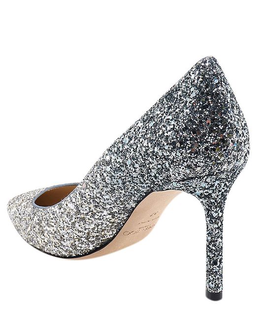 Jimmy Choo Romy 85 Pumps in Metallic | Lyst