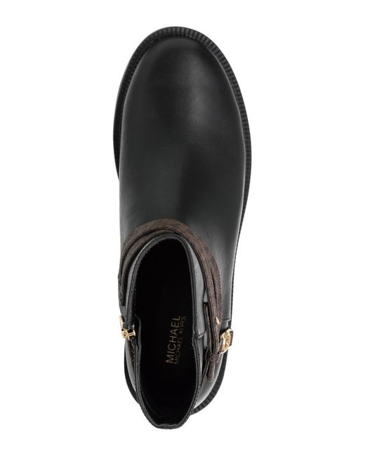 Michael Kors Abigail Ankle Boots in Black | Lyst