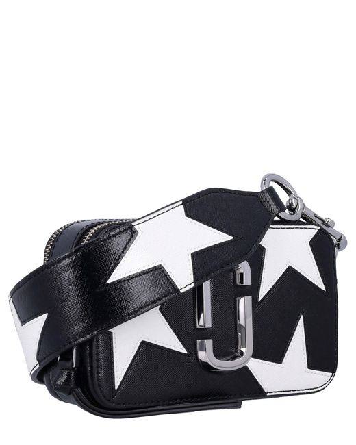 Marc Jacobs The Snapshot Star Crossbody Bag in Black | Lyst