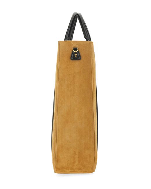 Ami Paris Tote Bag in Natural for Men | Lyst