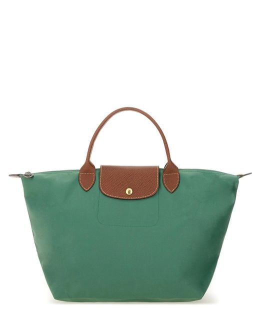 Longchamp Le Pliage Tote Bag in Green | Lyst