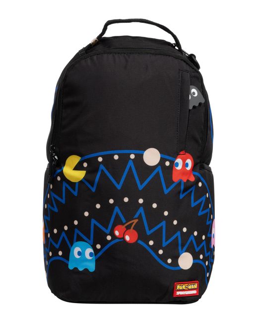 Sprayground Pac-man Play Backpack in Black for Men | Lyst