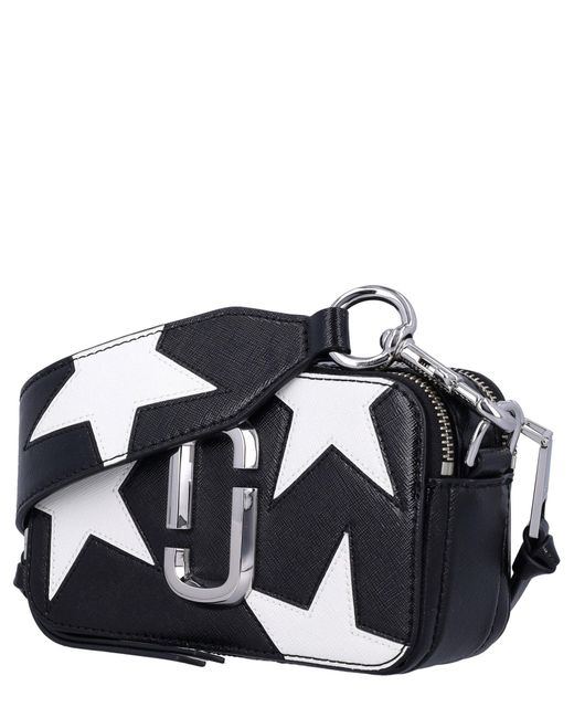 Marc Jacobs The Snapshot Star Crossbody Bag in Black | Lyst