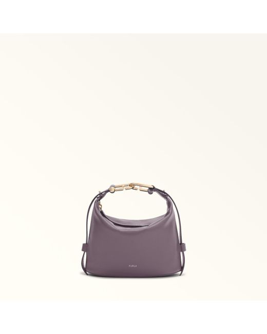 Furla Nuvola Mini Bag Aura Claris Lux Calf Leather in Purple | Lyst UK