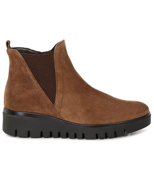 Gabor Dublin Chelsea Boots in Brown | Lyst UK