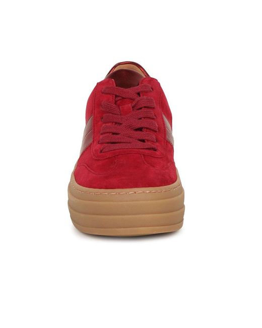 Gabor Steam Trainers in Red | Lyst UK