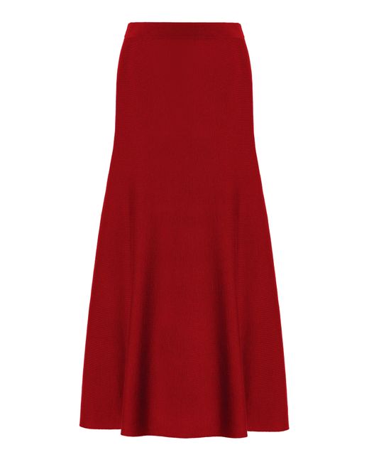 Gabriela Hearst Freddie Knit Midi Skirt | Lyst