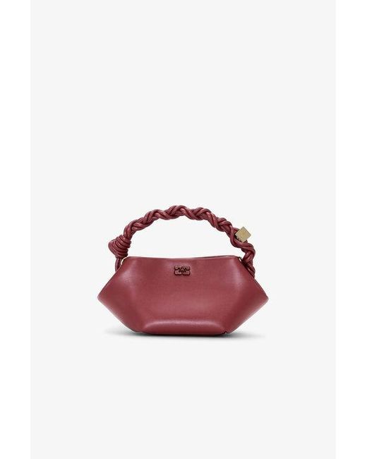 Ganni Mini Bou Bag in Red | Lyst