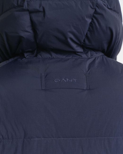 GANT Down Puffer Jacket in Blue for Men | Lyst UK