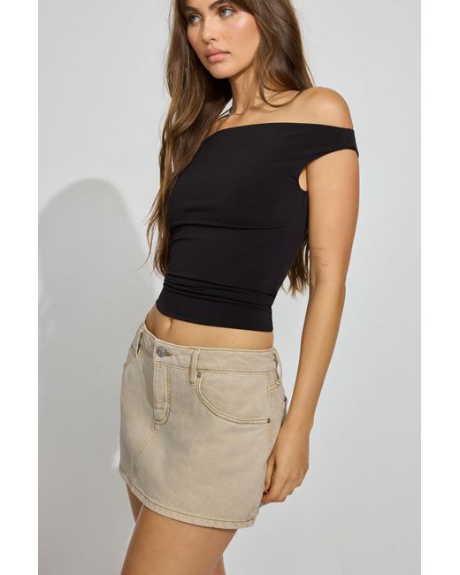 Garage Twill Micro Skort | Lyst
