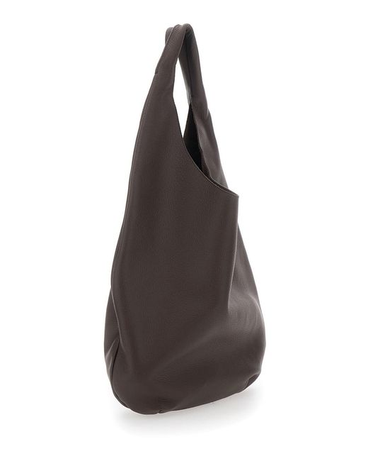 A.P.C. 'Le Neige' Shoulder Bag With Embossed Logo On The Front in Black ...