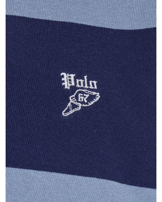 Polo Ralph Lauren Polo Shirt With Logo Embroidery in Blue for Men | Lyst UK