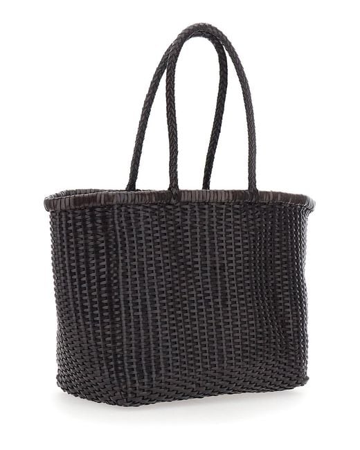 Dragon Diffusion Handbag With Interwoven Design And Two Top Hand in ...