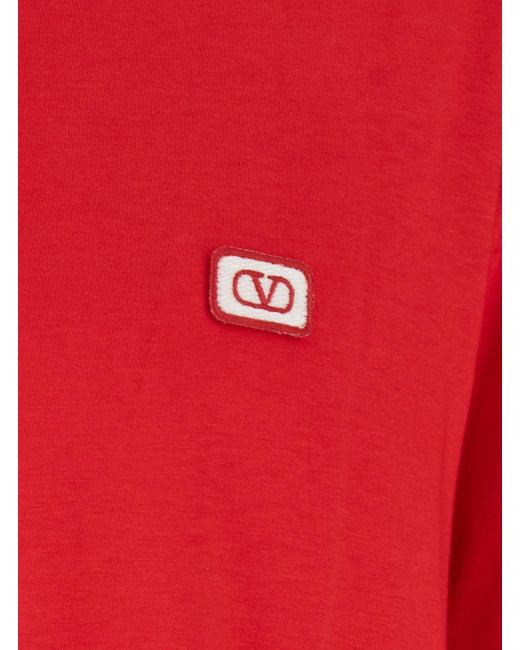 Valentino V Logo in Red for Men | Lyst