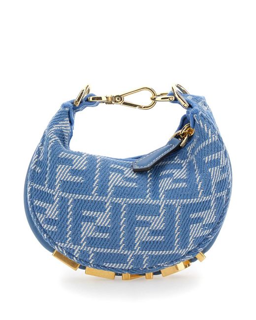Fendi Nano Grafy in Blue | Lyst