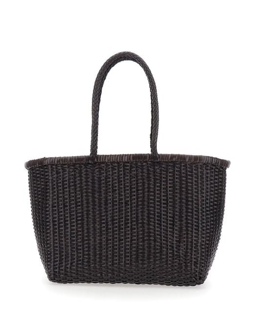 Dragon Diffusion Handbag With Interwoven Design And Two Top Hand in ...