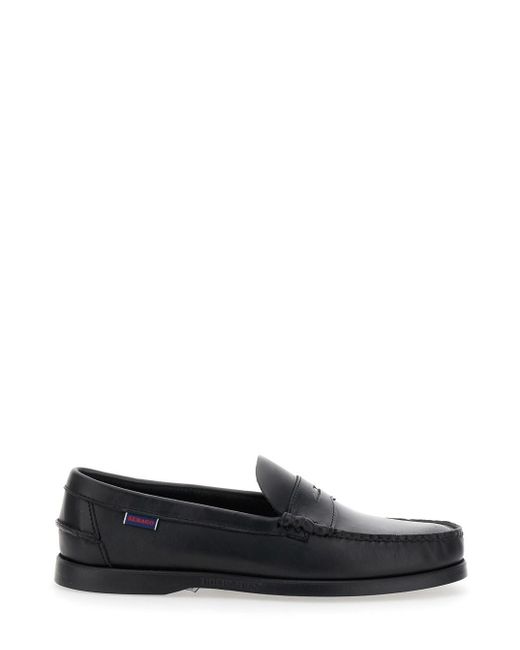 Sebago 'Dolphin' Loafers With Side Logo Label And Slip On Design in ...