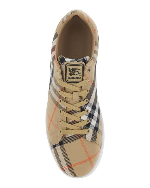 Burberry 'Set' Low-Top Sneaker With All-Over Check Pattern for Men ...