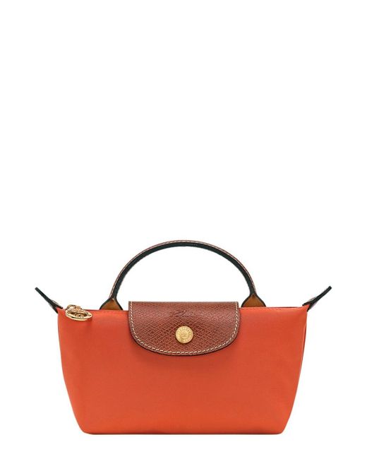 Longchamp 'Le Pliage Original' Handbag With Logo Engraved On The F in ...