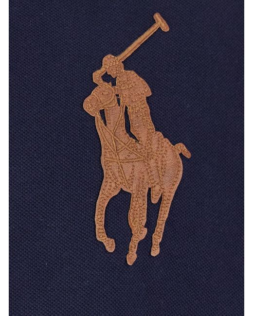 Polo Ralph Lauren Polo With Classic Collar And Maxi Pony Logo On The ...