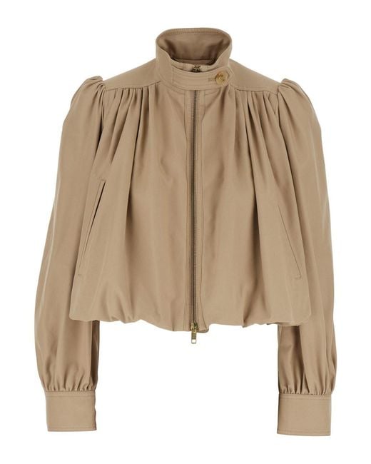 Jacket di Chloé in Neutro | Lyst