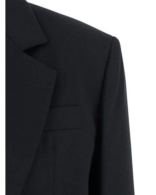 Tela Diver Blazer in Black | Lyst