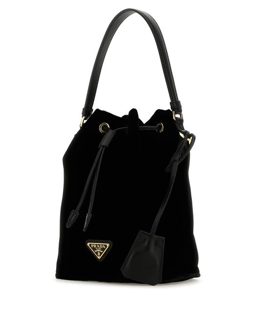 Prada Secchiello in Black | Lyst