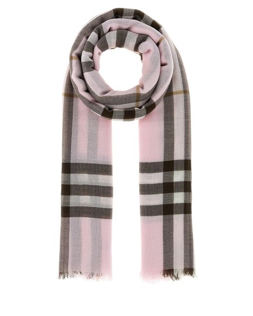 Burberry Embroidered Wool Scarf for Men | Lyst UK