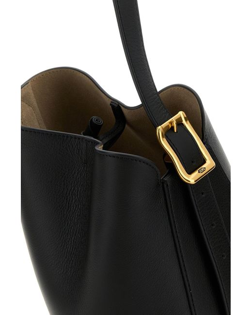 J&m Davidson Black Leather Quiver Nano Bucket Bag | Lyst