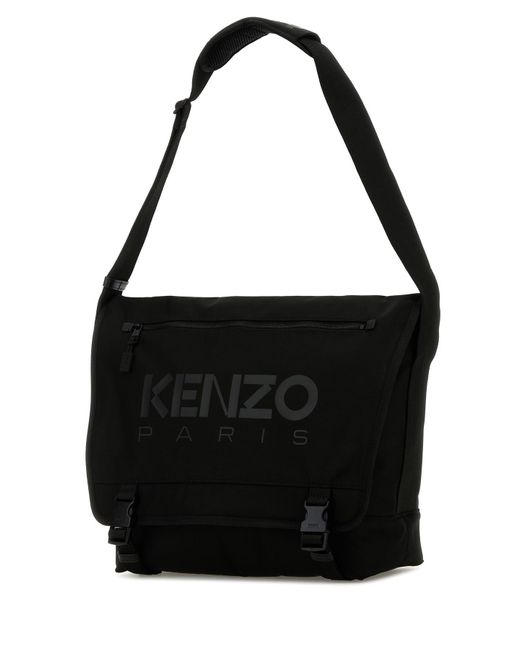 KENZO Large Messenger in Black for Men | Lyst