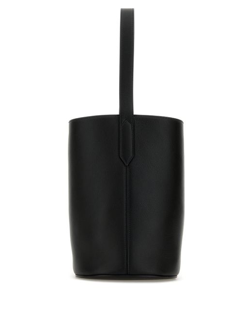 J&m Davidson Black Leather Quiver Nano Bucket Bag | Lyst