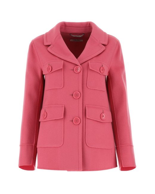 Max Mara Giacca Mary in Pink | Lyst Max Mara Giacca Mary in Pink | Lyst
