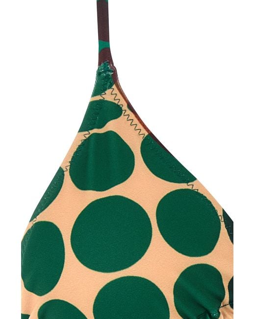 Jean Paul Gaultier Printed Stretch Polyester Bikini in Metallic | Lyst UK