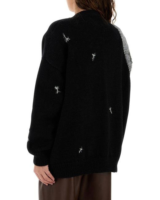 Loewe Cardigan in Black | Lyst