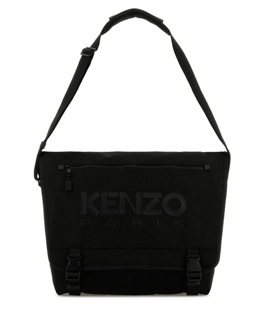 KENZO Large Messenger in Black for Men | Lyst