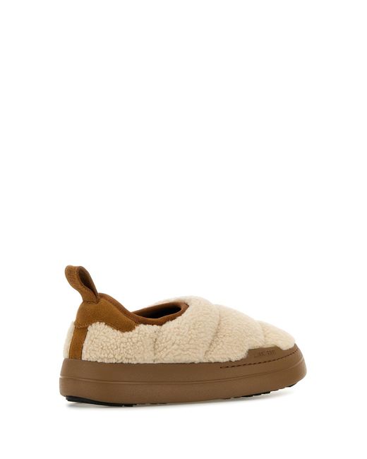 Moon Boot Sand Teddy Fabric Mb Park Puffer Slip On in Brown for Men | Lyst