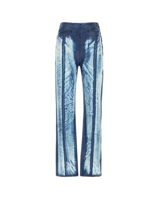 DIESEL Light Blue Lyocell D-lysar Pant | Lyst UK