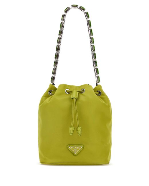 Prada Secchiello in Green | Lyst