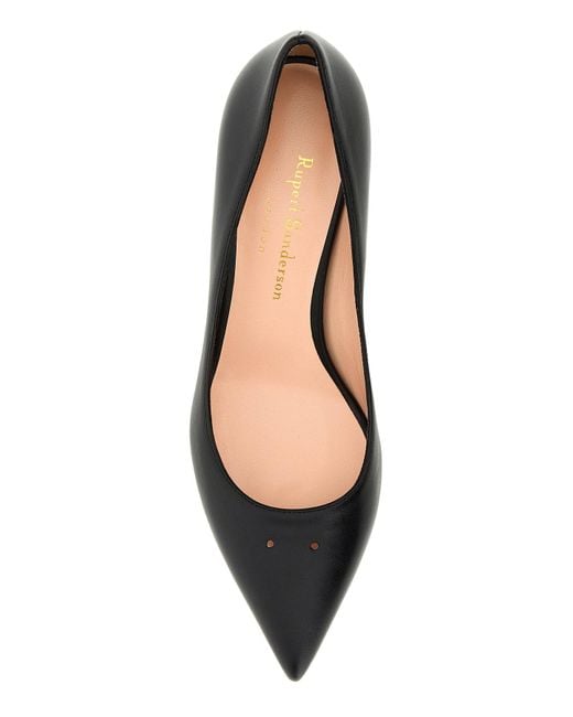Rupert Sanderson Black Leather Pumps | Lyst