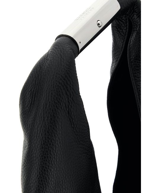 MM6 by Maison Margiela Black Leather Medium Japanese Shoulder Bag | Lyst UK