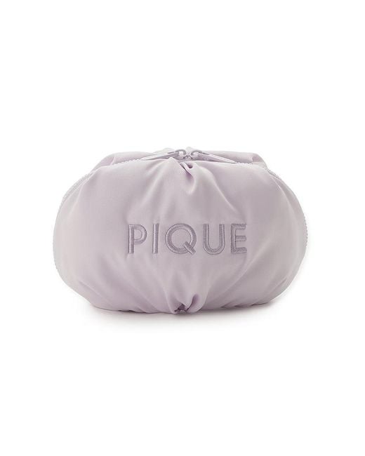 gelato pique Marshmallow Motif Round Pouch in Natural | Lyst