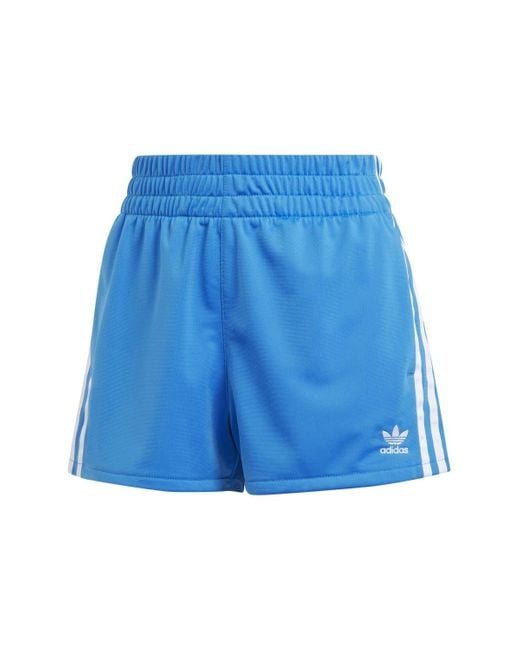 adidas Originals Adicolor 3 Stripes Shorts in Blue | Lyst UK