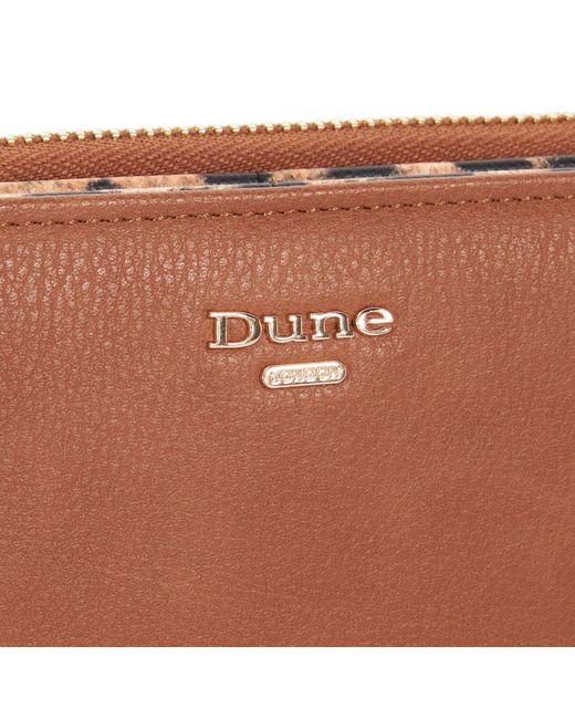 Dune Krissyo Leopard Lined Tan Purse in Brown | Lyst UK