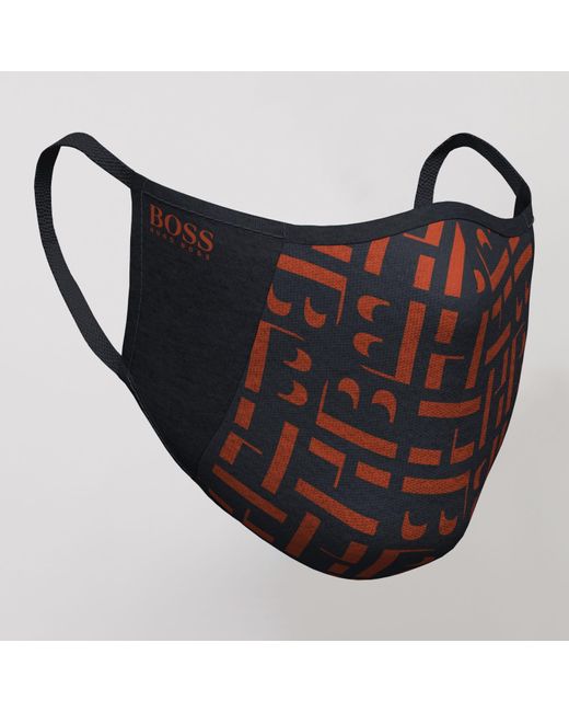 BOSS Adults Face Mask in Black for Men | Lyst UK