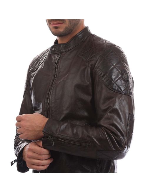 Belstaff Hand Waxed Legacy Outlaw Jacket in Black for Men | Lyst UK